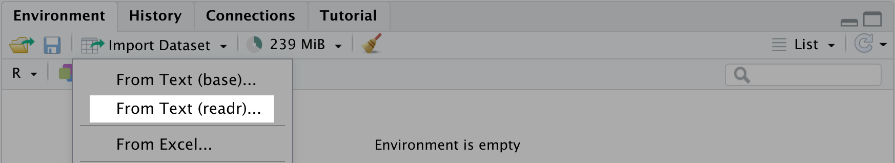 Importing from Text and Excel